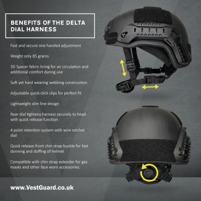 VestGuard MICH Ballistic Helmet NIJ level IIIA 9mm .44 magnum Maritime ...