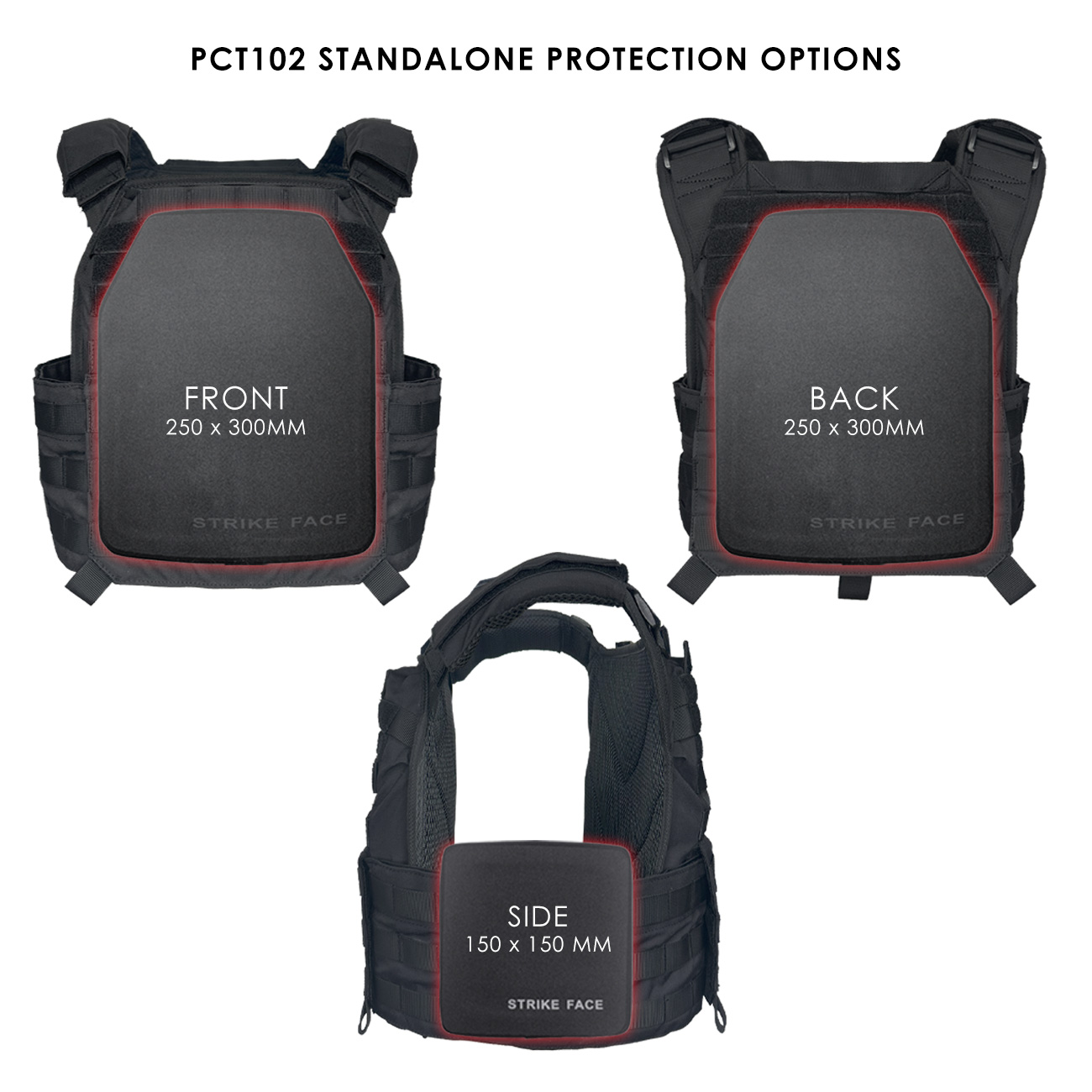 VestGuard Tactical Hard Armour Plate Carrier Ballistic Bodyarmour Vest ...